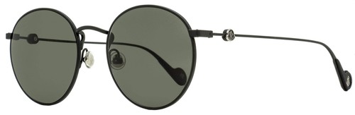 Moncler Round Sunglasses ML0155K 02A Matte Black 55mm | eBay