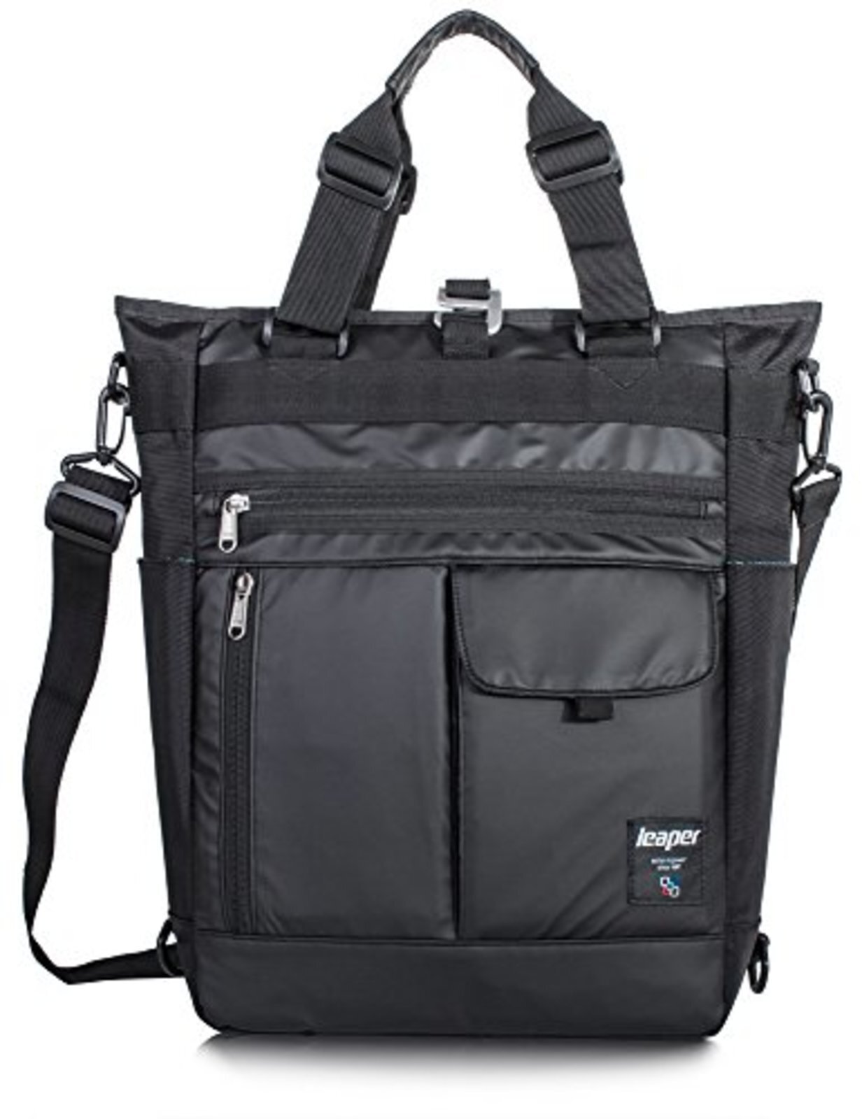 Leaper Tote backpack LE9012P2BK black 4WAY Free Ship w/Tracking# New ...
