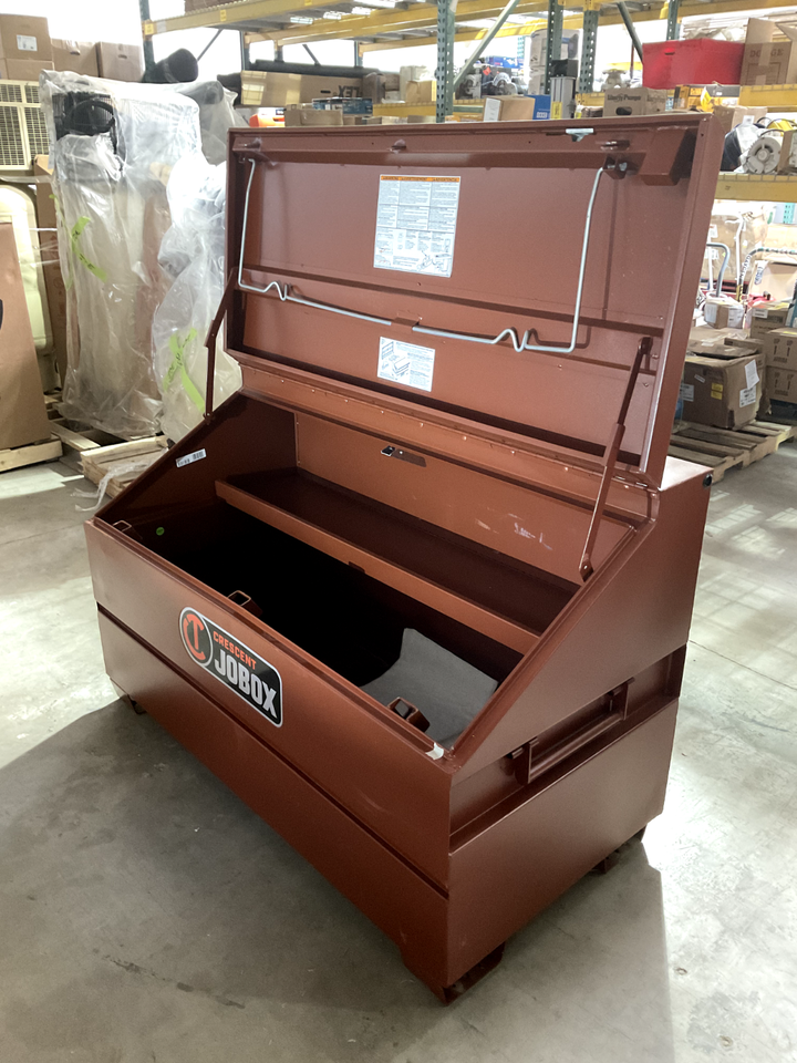 CRESCENT JOBOX 1-680990 Slope-Lid Jobsite Box Padlockable 60 x 30 x 39. ...