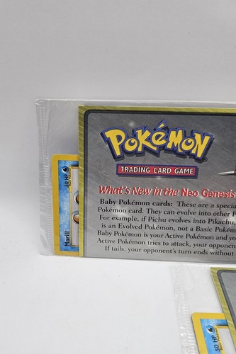 Lot of 3 Pokemon Neo Genesis Expansion Baby Marill Promo *SEALED* | eBay