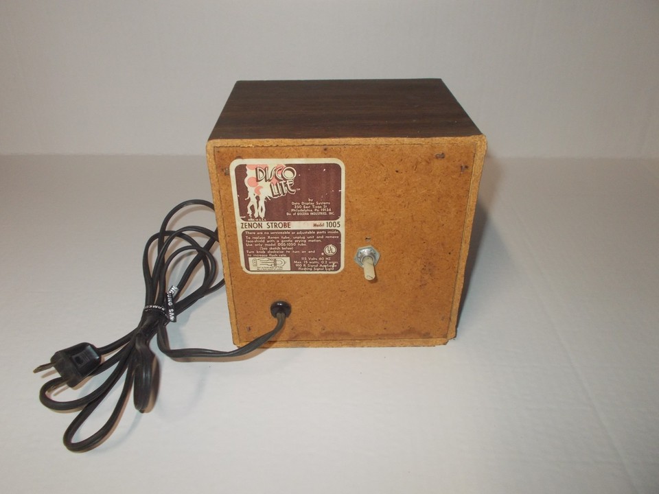 Vintage Disco Light 1005 Zenon Strobe Flashing DISCO Party Light Works ...
