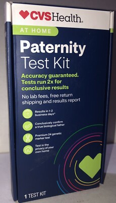 CVS Health Paternity Test Kit Brand New NO LAB FEES FACTORY SEALED FREE ...