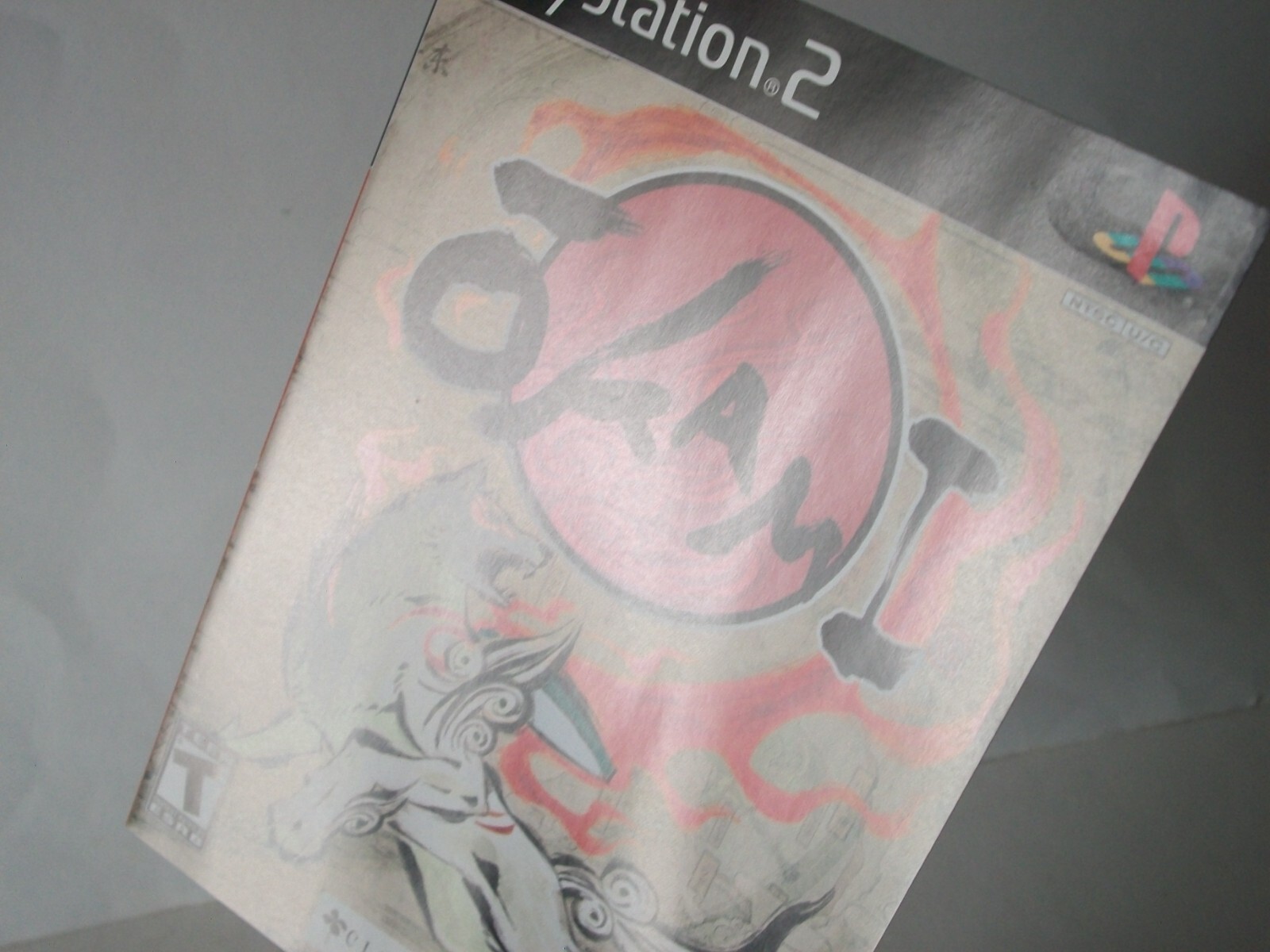 Okami PlayStation 2 PS2 Black Label Game Disc Case Zelda-Like Amaterasu ...