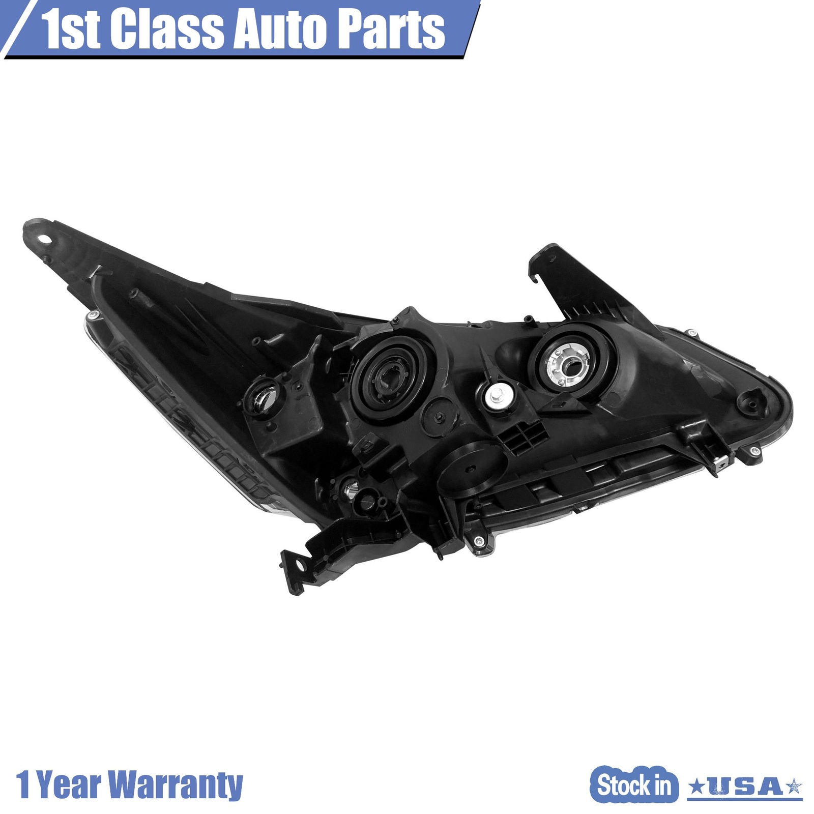 Left Driver Side Halogen Headlight Headlamp For 2013-2015 Honda Accord ...