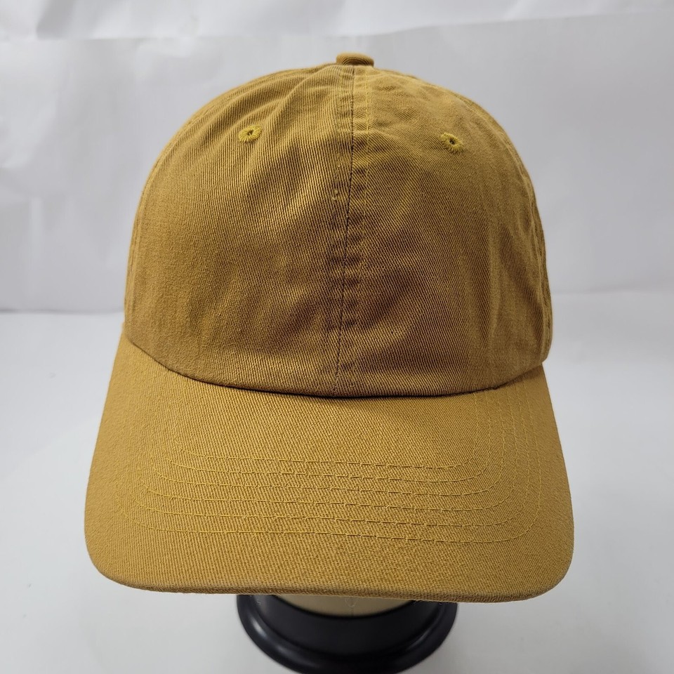 Unisex Adults Baseball Cap Hat Strapback Yellow OSFM | eBay
