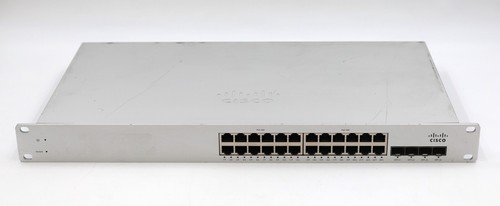 Cisco Meraki MS220-24P-HW 24-Port POE Gigabit Ethernet Switch P/N: 600 ...