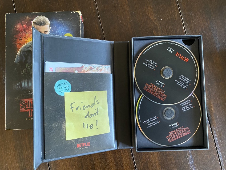 STRANGER THINGS SEASON 1 COLLECTOR'S EDITION BLU-RAY DVD DISC BOX SET ...