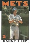 #619 Danny Heep - New York Mets - 1986 Topps Baseball | eBay