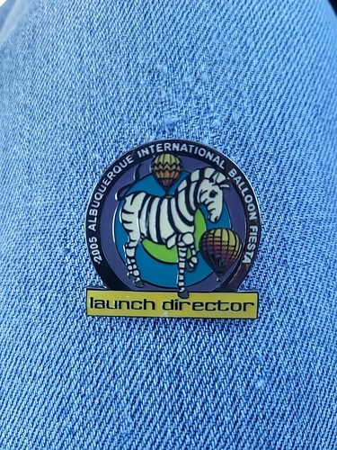 2005 ALBUQUERQUE INTERNATIONAL BALLOON FIESTA LAUNCH DIRECTOR PIN | eBay