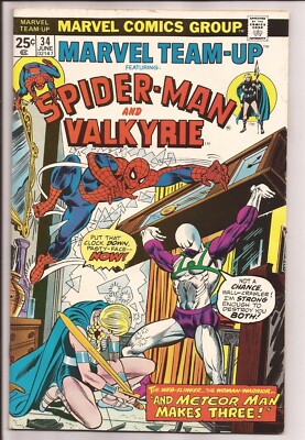 Marvel Team-Up #34 VG/FN 5.0 Off-White Pages (1972 1st Series) | eBay