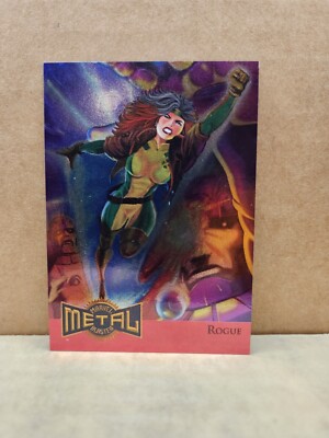 1995 Marvel Metal 🔥 Rogue Gold Blaster Insert Card #10 of 18 Rare | eBay