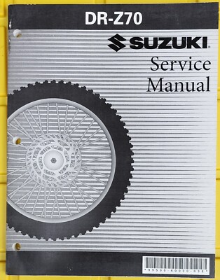 SUZUKI DR-Z70 SERVICE MANUAL 2008 | eBay