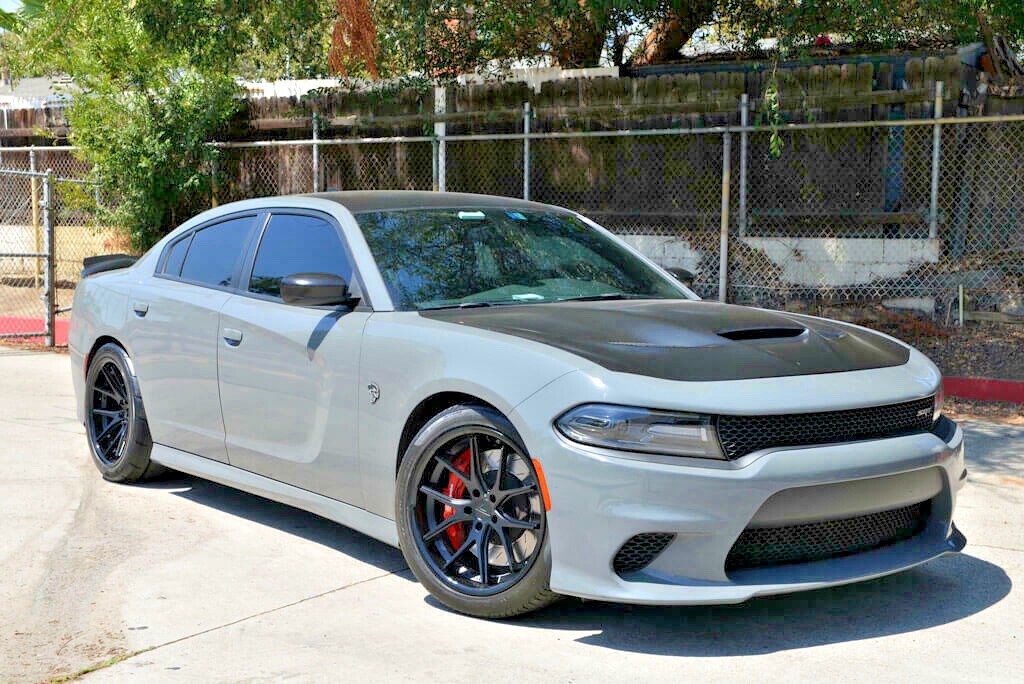 20" FERRADA FR2 MATTE BLACK CONCAVE WHEELS RIMS FITS DODGE CHARGER RT ...