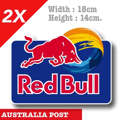 Red Bull Logo x2 - Red Bull Logo New Large Decal Sticker | eBay Australia