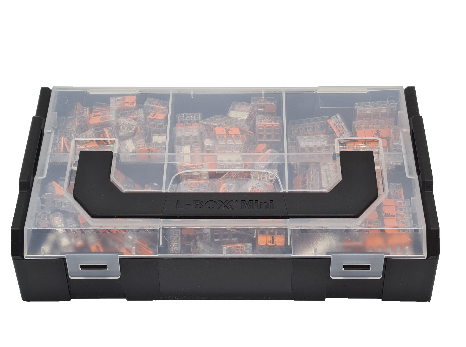 Wago Klemmen Sortiment Serie 221 Verbindungsklemme in L-Boxx mini insg. 216 tlg | eBay.de