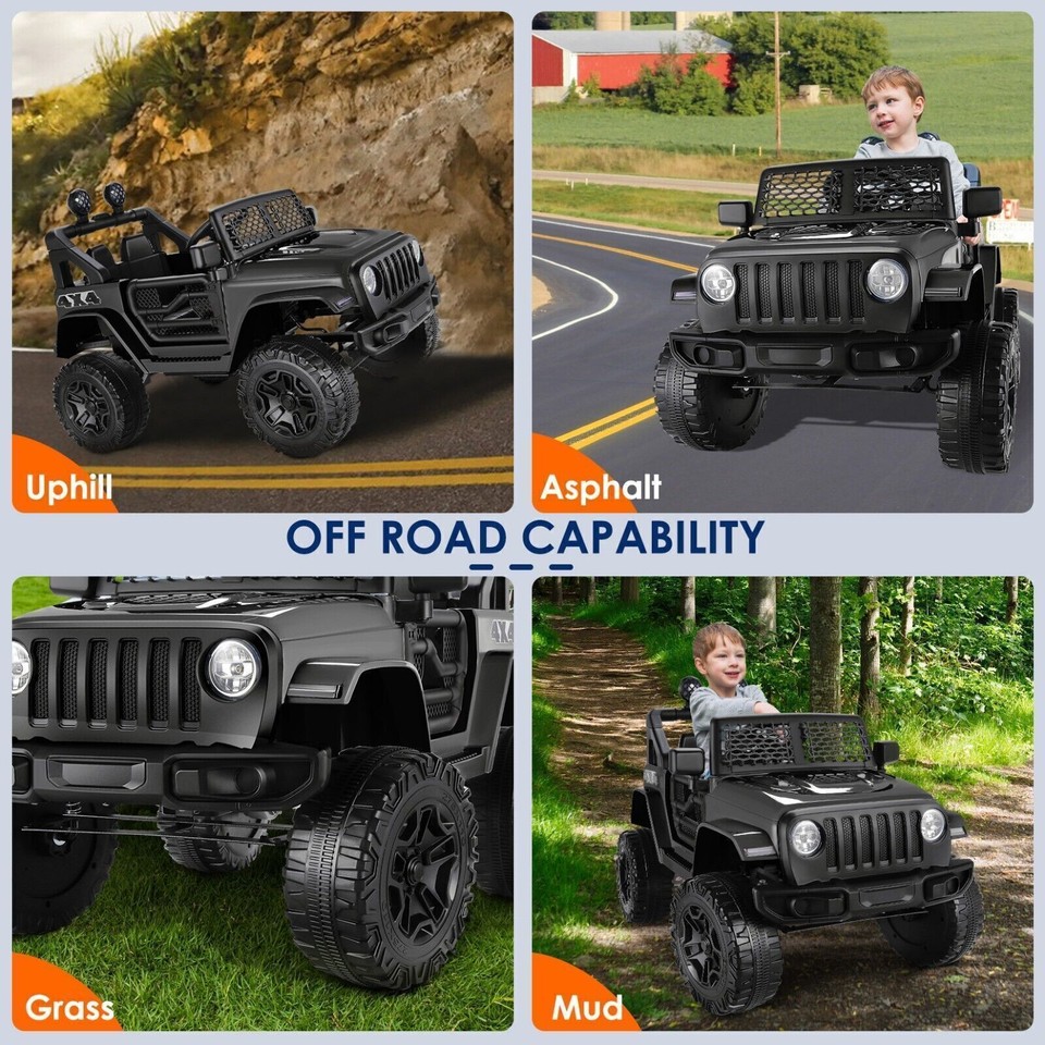 12V Kids Ride On Car Electric Vehicle Toy Truck Jeep w/Remote Control ...