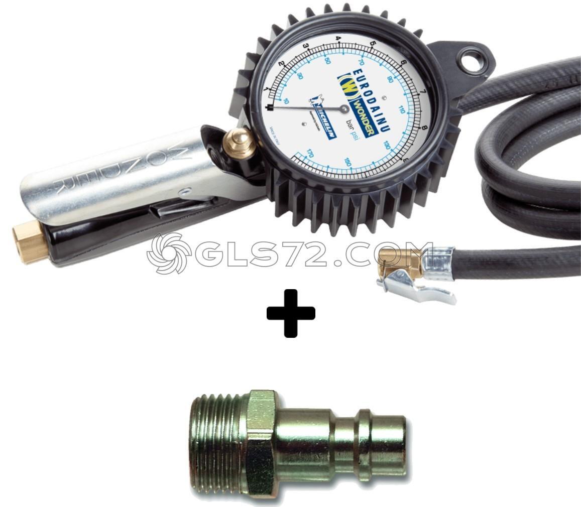 MICHELIN APPROVED PROFESSIONAL WONDER TYRE GUN INFLATOR GAUGE PSI BAR ...