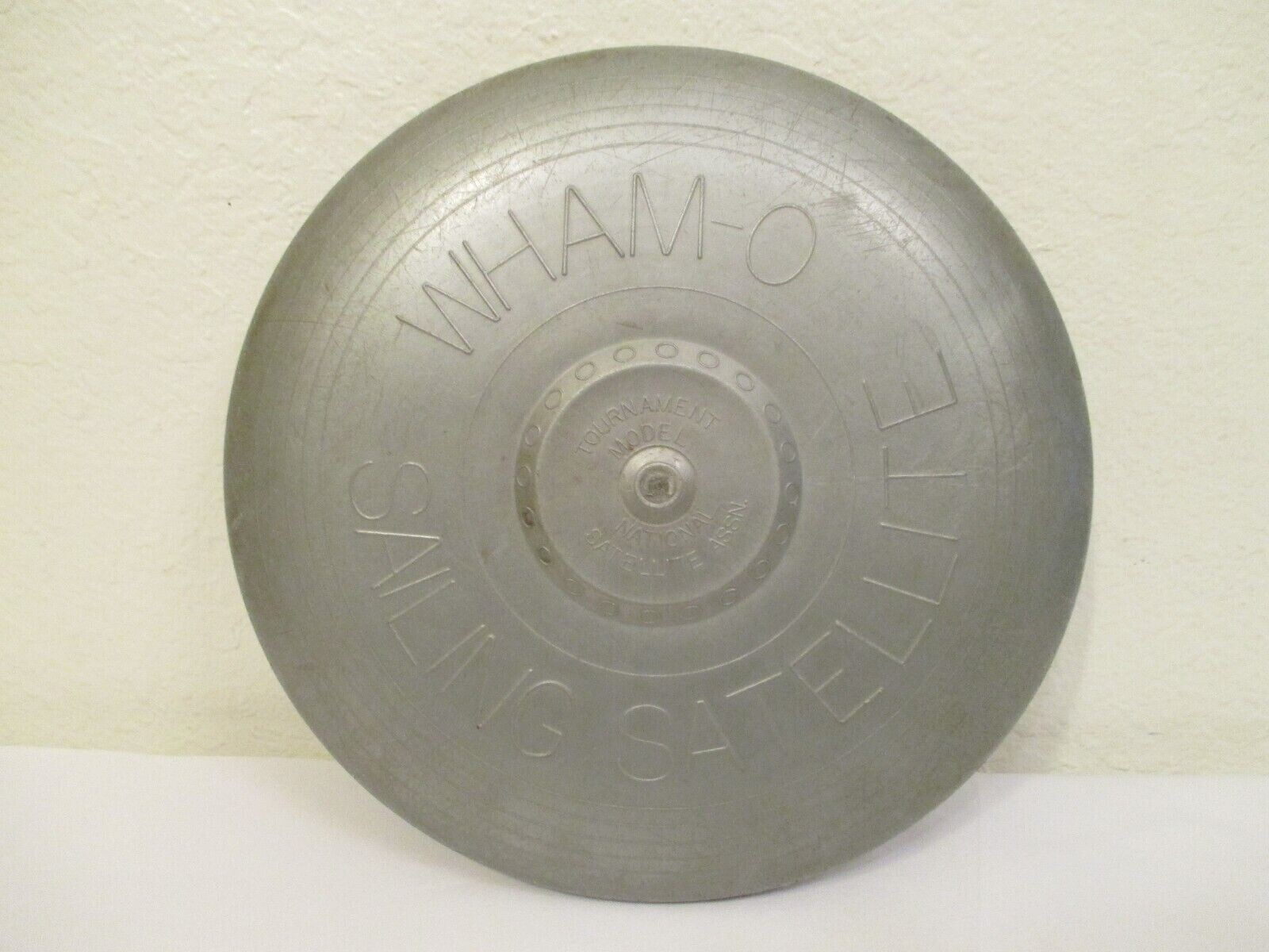 Wham-O Frisbee Vintage Sailing Satellite 1950's SILVER Tournament Model ...