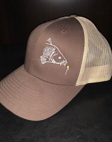 Carp Fishing Baseball Cap Embroidered Clothing | eBay UK