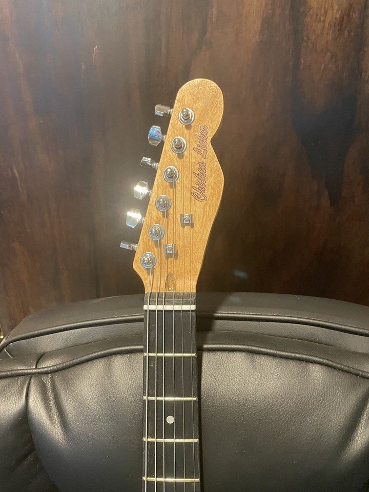 Tele Guitar painted Purple Tele Neck Guitar Weighs 10 lbs solid body ...