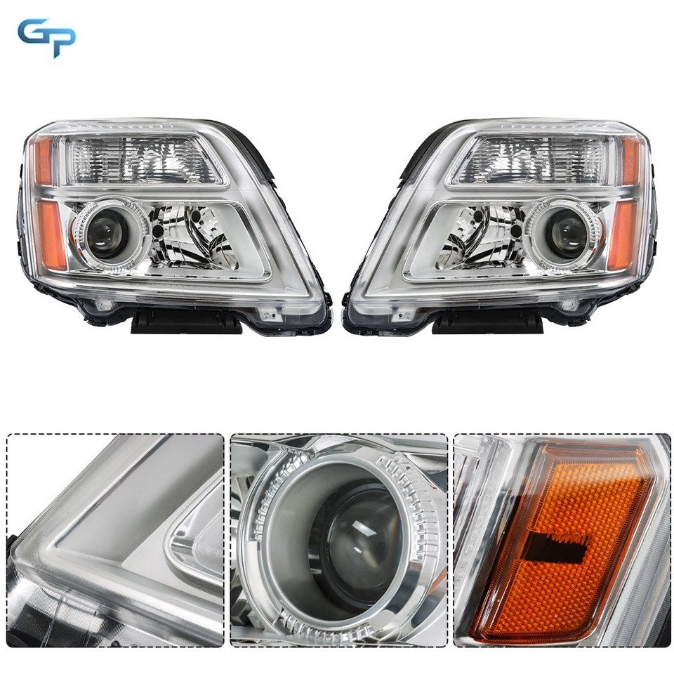 Headlight For GMC Terrain SLE SL SLT 2016-2017 Models Halogen Driver ...