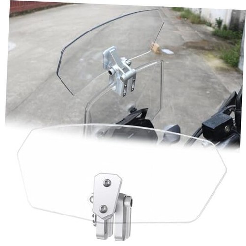 Universal Motorcycle Wind Deflector Clear Motorbikes Windscreen ...