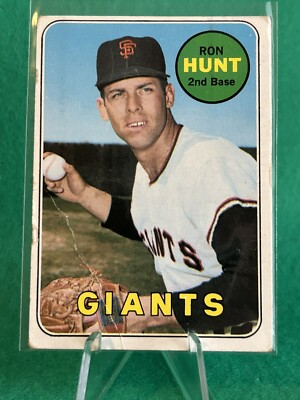 1969 TOPPS 664 Ron Hunt - San Francisco Giants | eBay