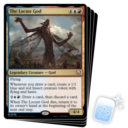 The Locust God X4 M/NM Magic: The Gathering MTG March Of The Machine ...