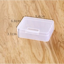 Clear Plastic Boxes Transparent Container Storage Blank Component Screw ...