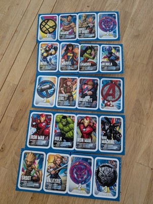 Loblaw Marvel Cards - Lot Of 20 - With Holofoil | eBay