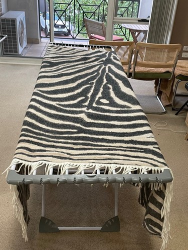 Zebra throw/blanket/wrap- beautiful design and comfortable | eBay Australia