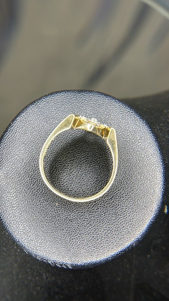 Vintage 10k Gold Masonic Lodge 3rd Degree Diamond Emerald Compass ...