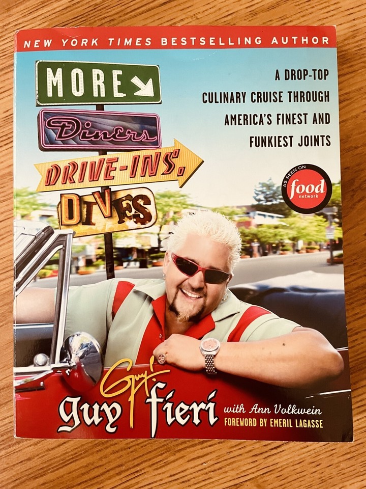 Guy Fieri & Kulinary Krew signed autographed Diners Drive-Ins Dives DDD ...