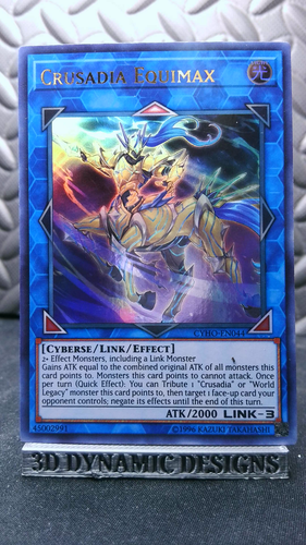 | Yugioh Crusadia Equimax CYHO-EN044 1st Edition Ultra Rare NM 🔥 | | eBay