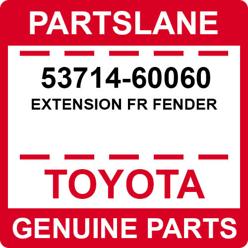 TOYOTA GENUINE 14-20 LAND CRUISER LX570 FRONT LEFT FENDER EXTENSION ...