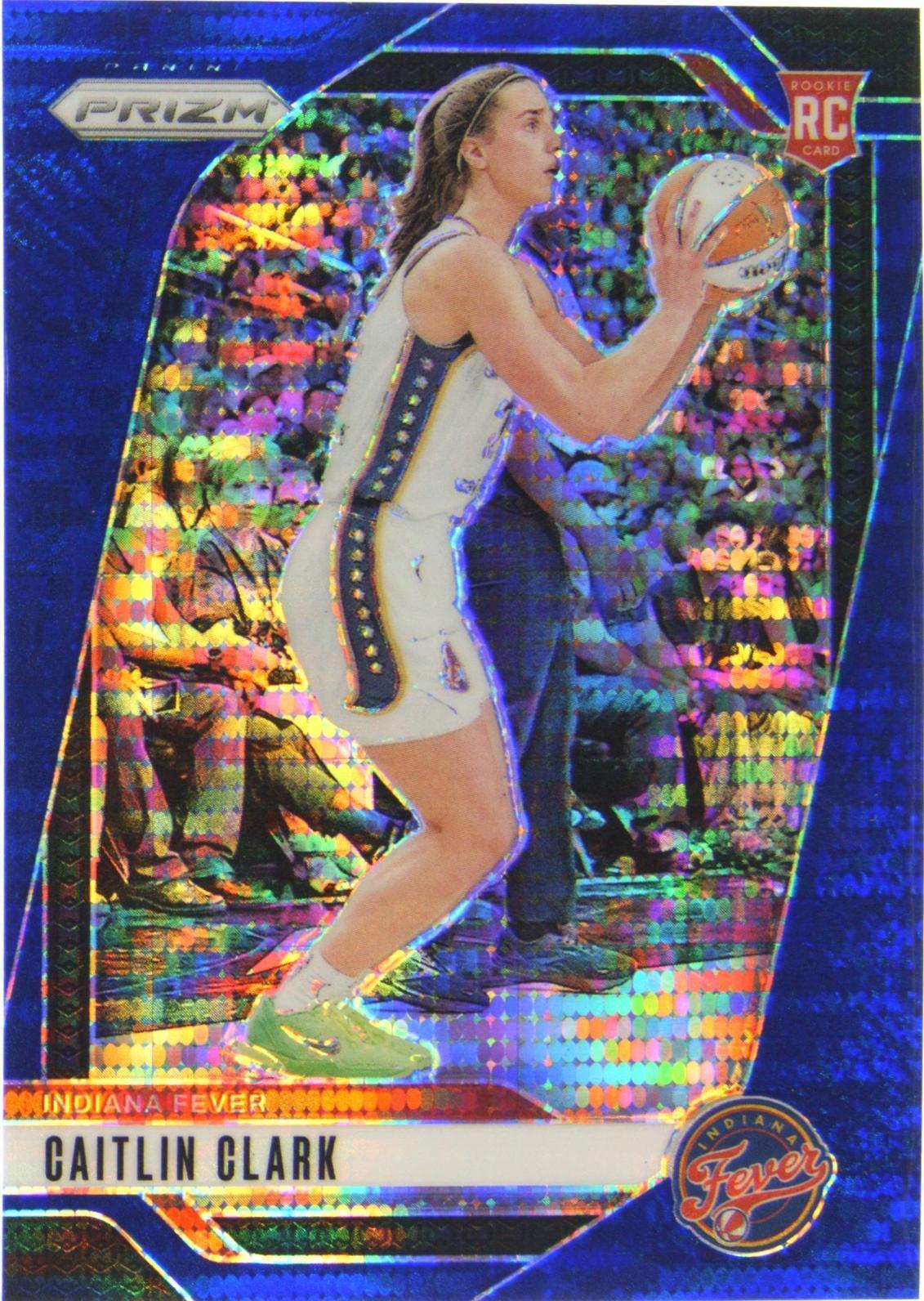 2024 Panini Prizm WNBA - Caitlin Clark #22 Blue Pulsar Prizm /199 (RC ...