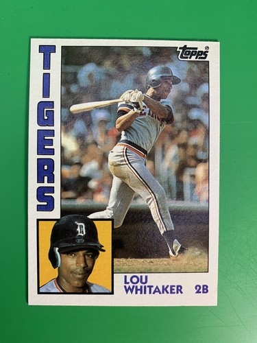 1984 MLB Topps Lou Whitaker Base Card #695 | eBay