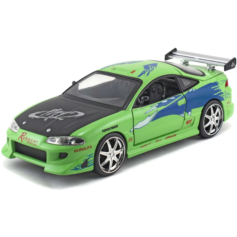 Fast And Furious 1 Paul Walker Green Car