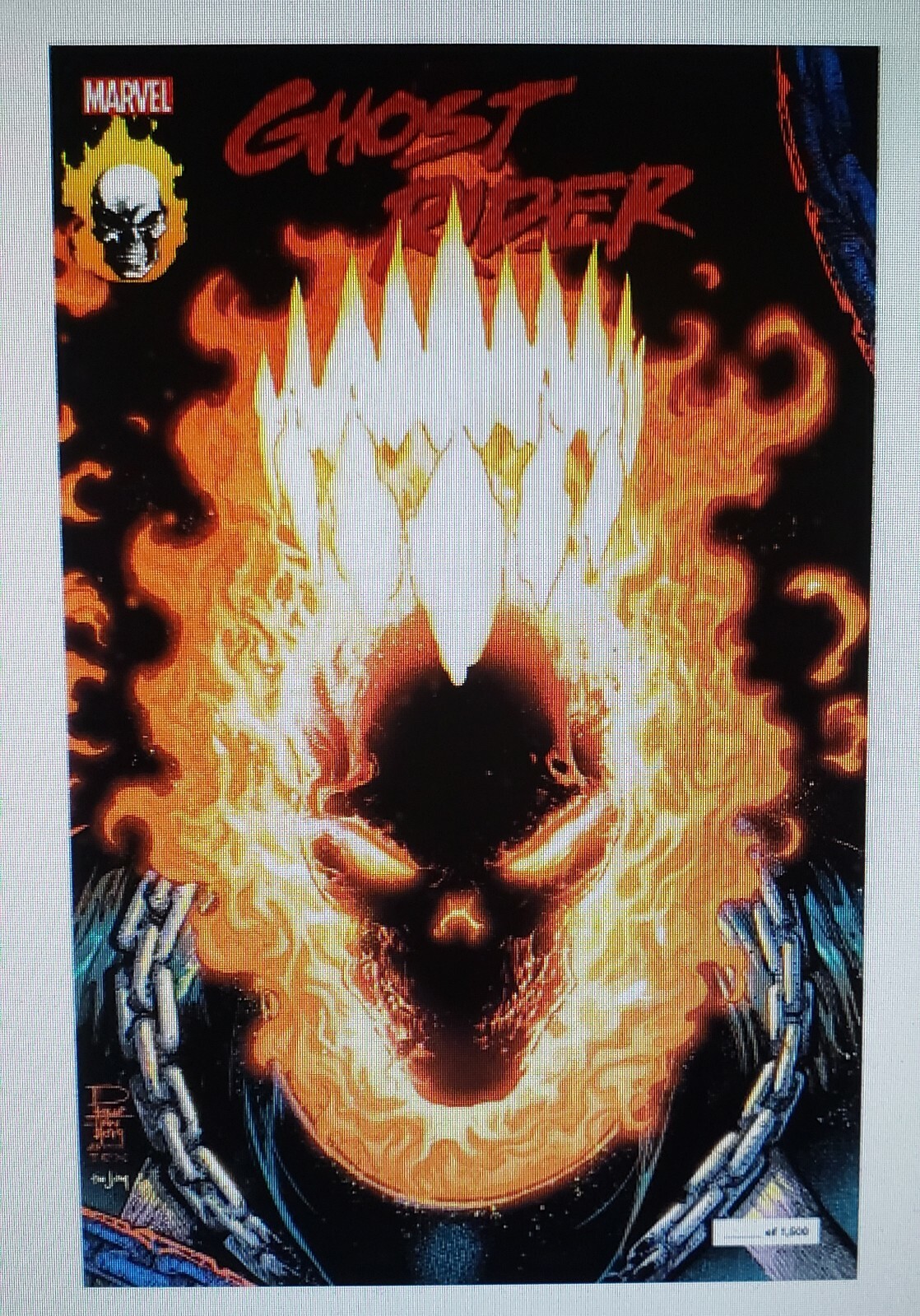 GHOST RIDER #1 GLOW-IN-THE-DARK HOMAGE VARIANT NYCC Exclusive** | eBay