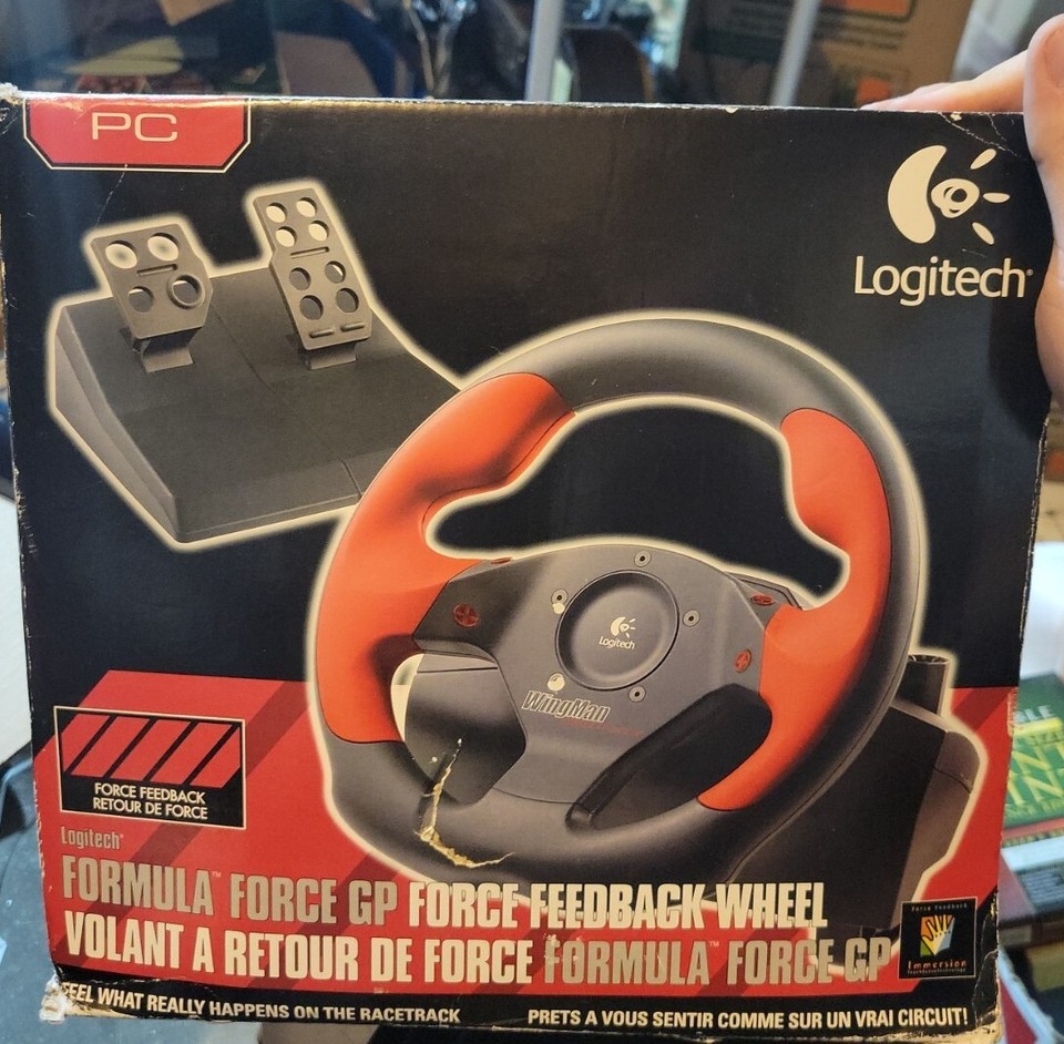 Logitech WingMan Formula Force GP Force Feedback Steering Wheel ...
