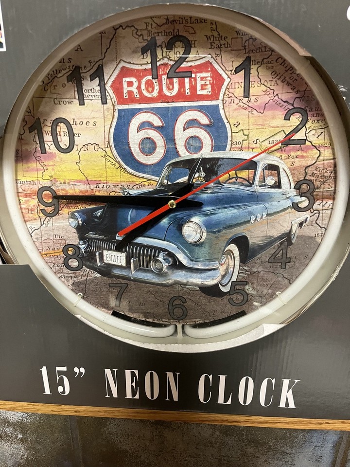 A SKYTIMER 15" NEON CLOCK-FANTASTIC LOOK! | eBay