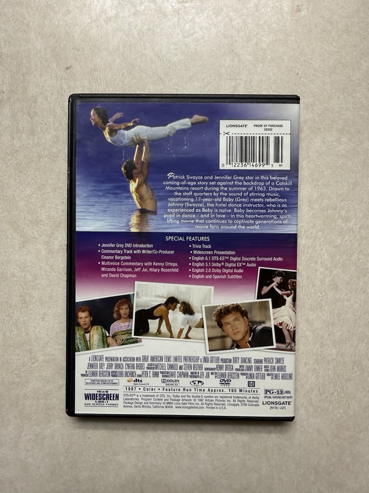 Dirty Dancing (DVD) *EXCELLENT CONDITION* *FAST SHIPPING* | eBay