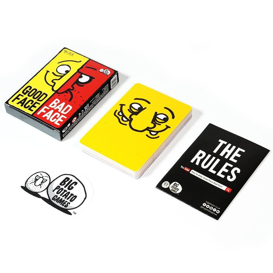 Good Face Bad Face Card Game – Funny Party & Travel Game for Family | eBay