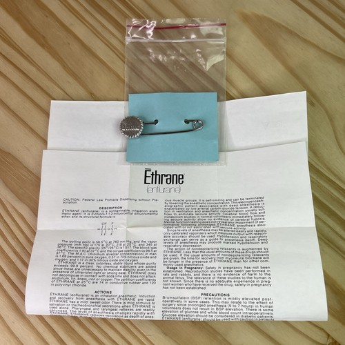 Instructions for Ethrane Enflurane Anesthesia Vaporizer Airco Ohio ...