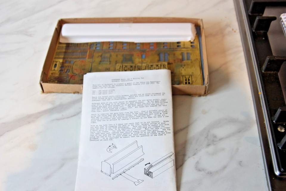 Etched Brass OO gauge Southern Bogie B Utility Van KIt Unused | eBay UK