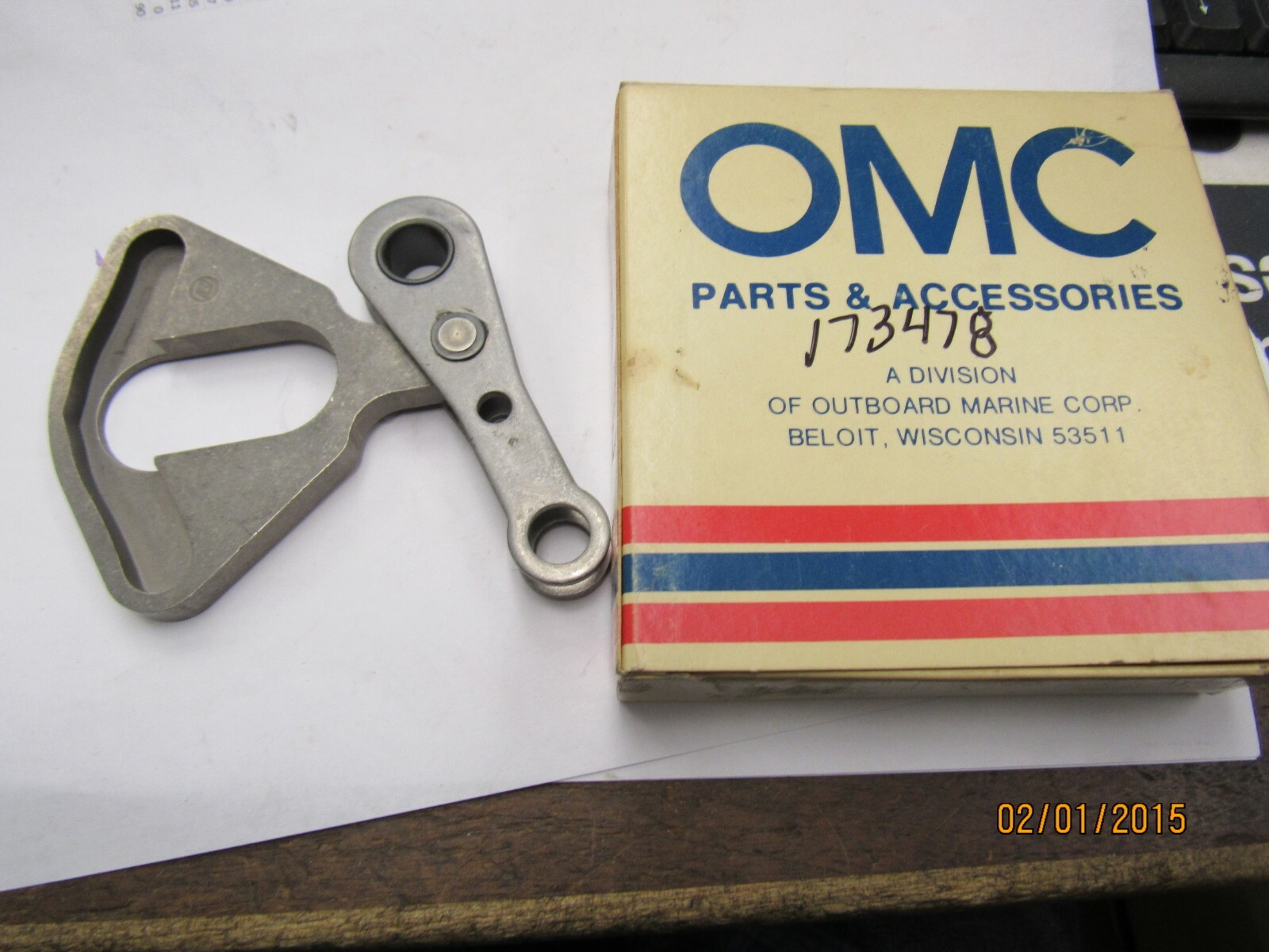 NEW OMC OEM EVINRUDE JOHNSON CONTROL BOX PART 173478 | eBay