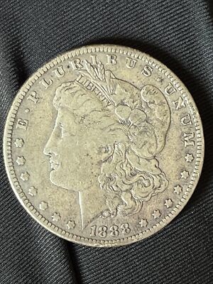1888 O Morgan HOT LIPS VAM 4 super scarce sought after variety coin B09 ...