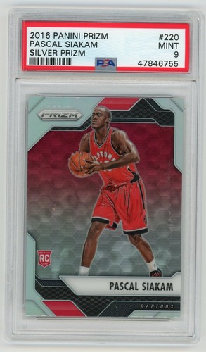 Pascal Siakam Raptors 2016 Panini Silver Prizm Basketball Rookie Card ...