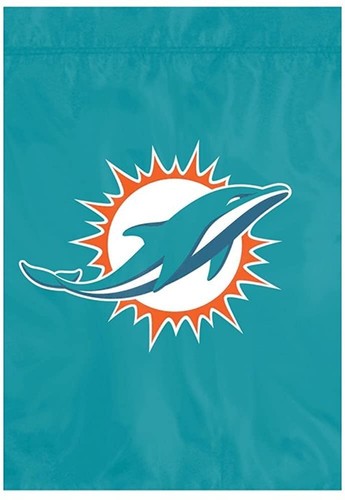 Miami Dolphins Premium Garden Flag Banner, Embroidered, 13x18 Inch | eBay