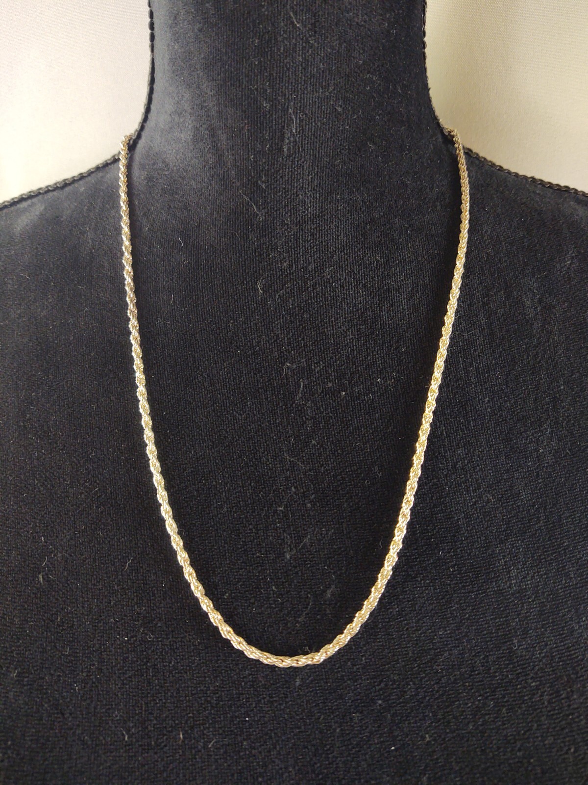 New Old Stock Karisma Silver Tone Chain Necklace Women's Costume ...